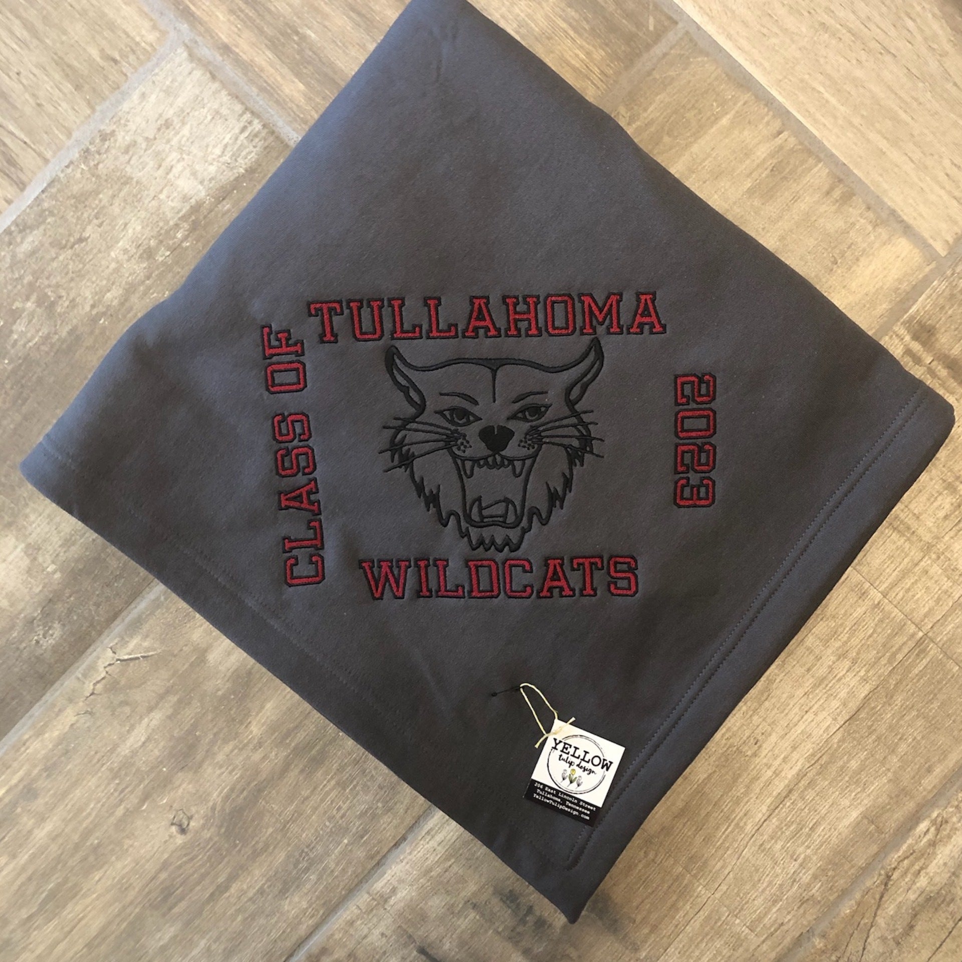 Wildcat Class of 2023 Blanket | Yellow Tulip Design