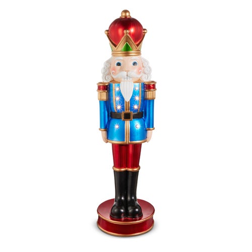 33.5" Lighted Nutcracker | Yellow Tulip Design